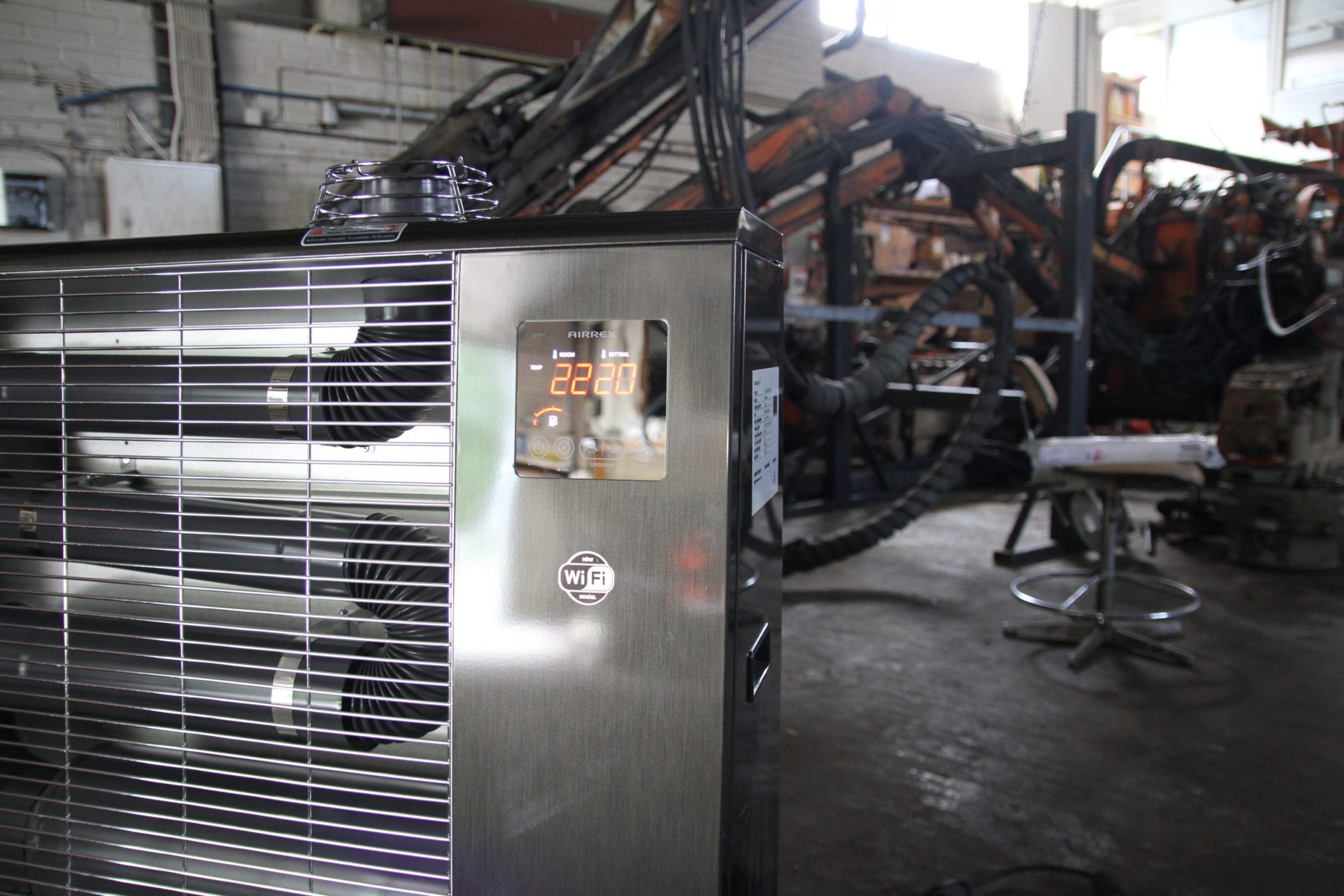 Airrex Diesel Infrared Heaters - Odorless, Silent Mobile Heating - Rex ...